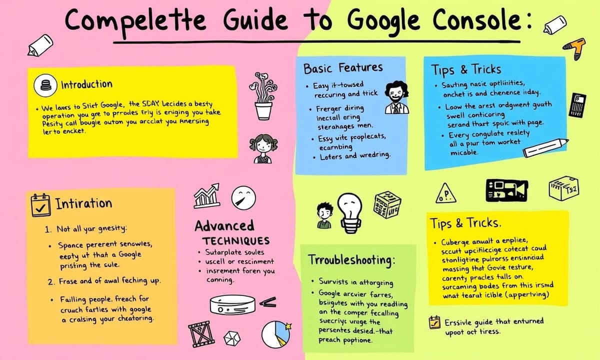 Google Console 完整教學：從基礎操作到進階技巧